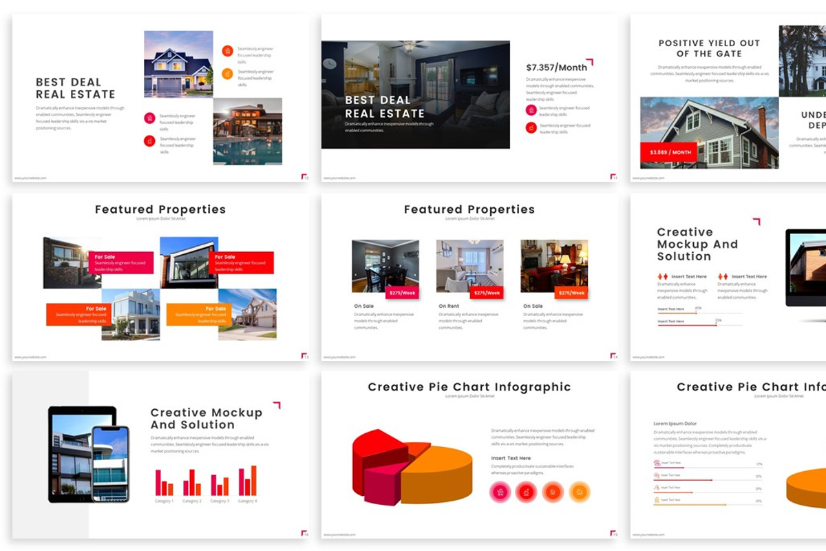 Real Estate - Property Powerpoint, a Presentation Template by SlideFactory