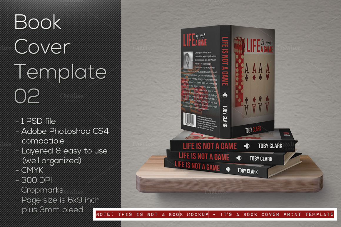 Book Cover Template 02, a Templates & Theme by Illusiongraphic