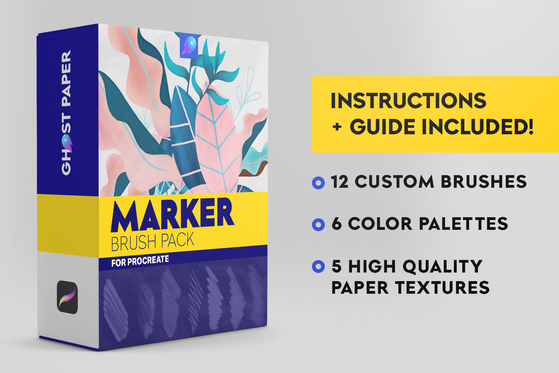 Marker Brush Pack for Procreate