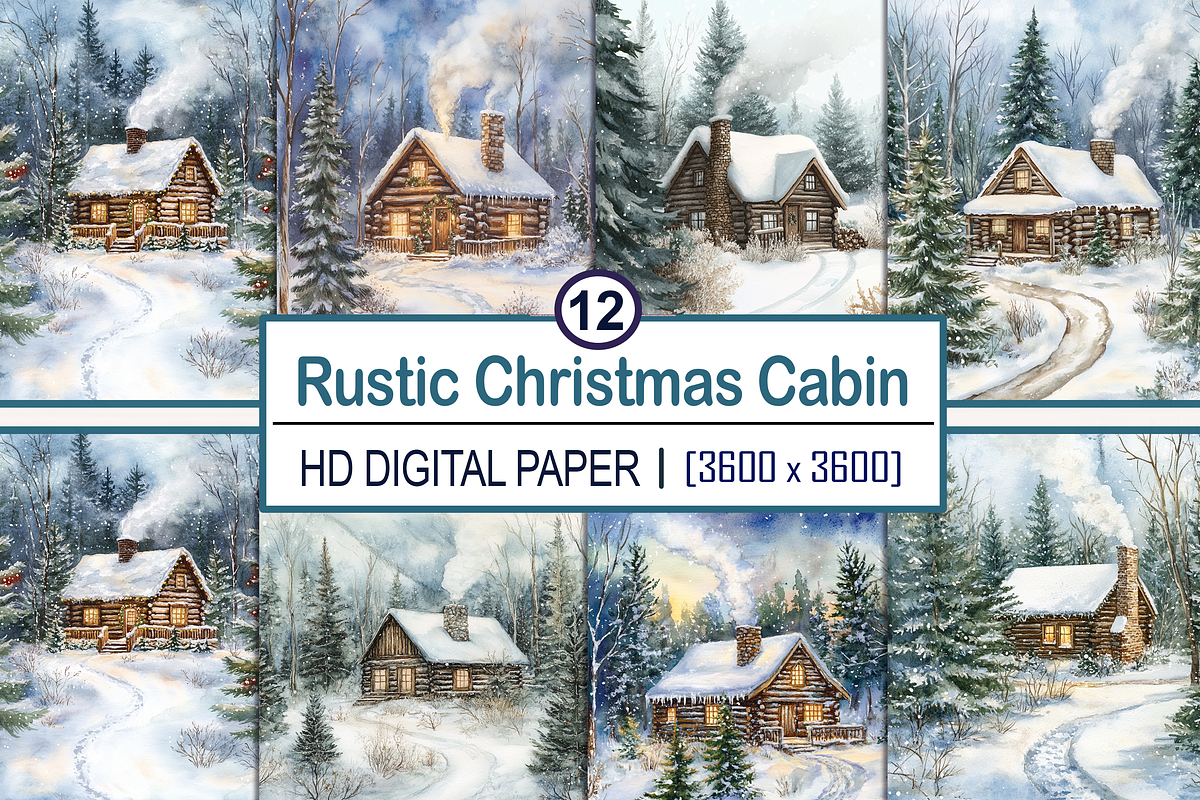 Rustic Christmas Cabin