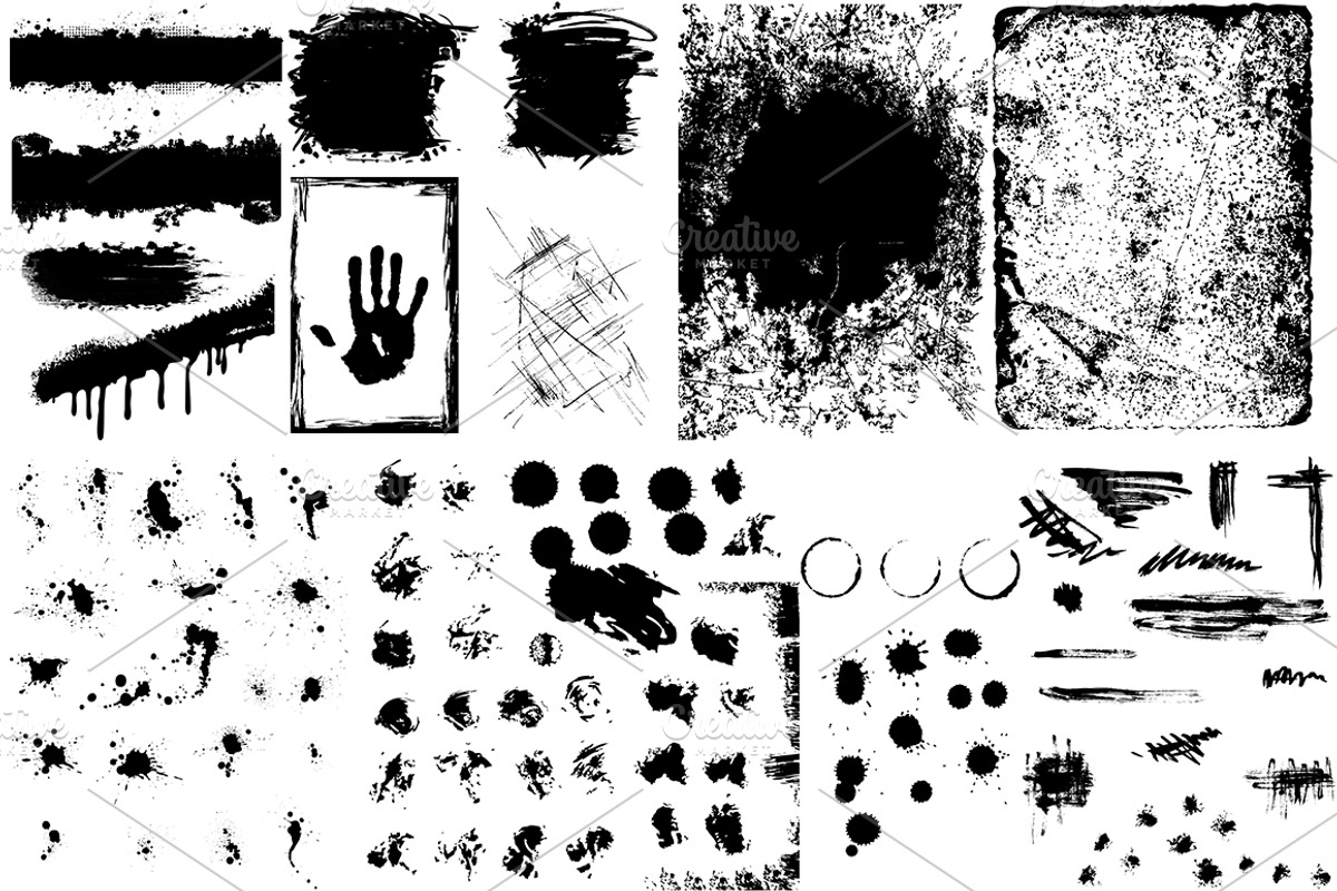 Vector Blots and Textures, a Texture Graphic by Artspace