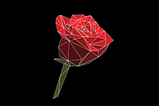 Low Poly Rose, an Object Graphic by TXBU