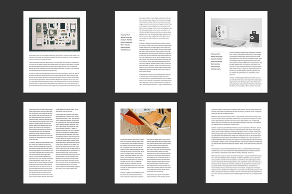 Whitespace - iBooks template, a Magazine Template by iBA Portraits