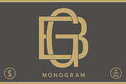 BG Monogram GB Monogram, a Branding & Logo Template by Shuler Studio ...