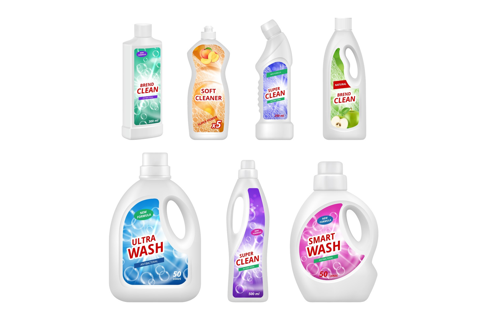 Labels for chemical bottles | Background Graphics ~ Creative Market