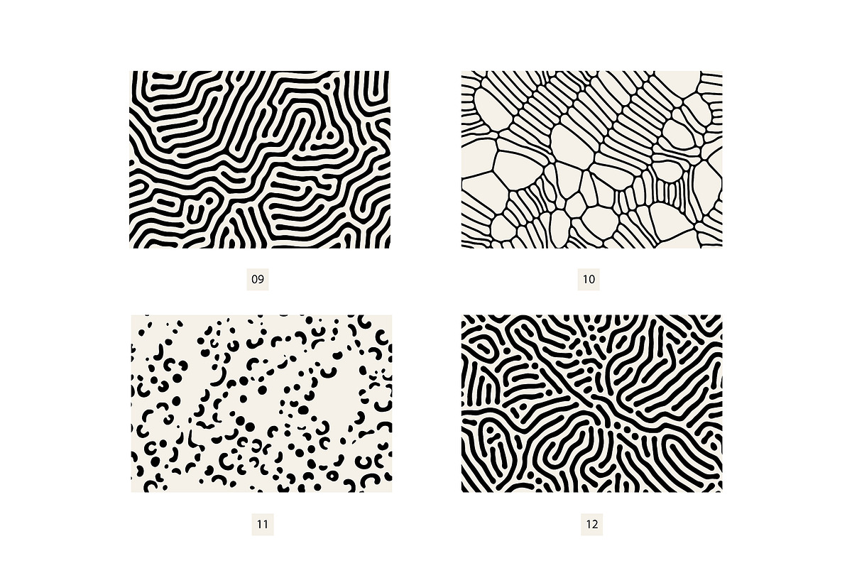 Natural Shapes | Seamless Patterns, a Pattern Graphic by Curly_Pat