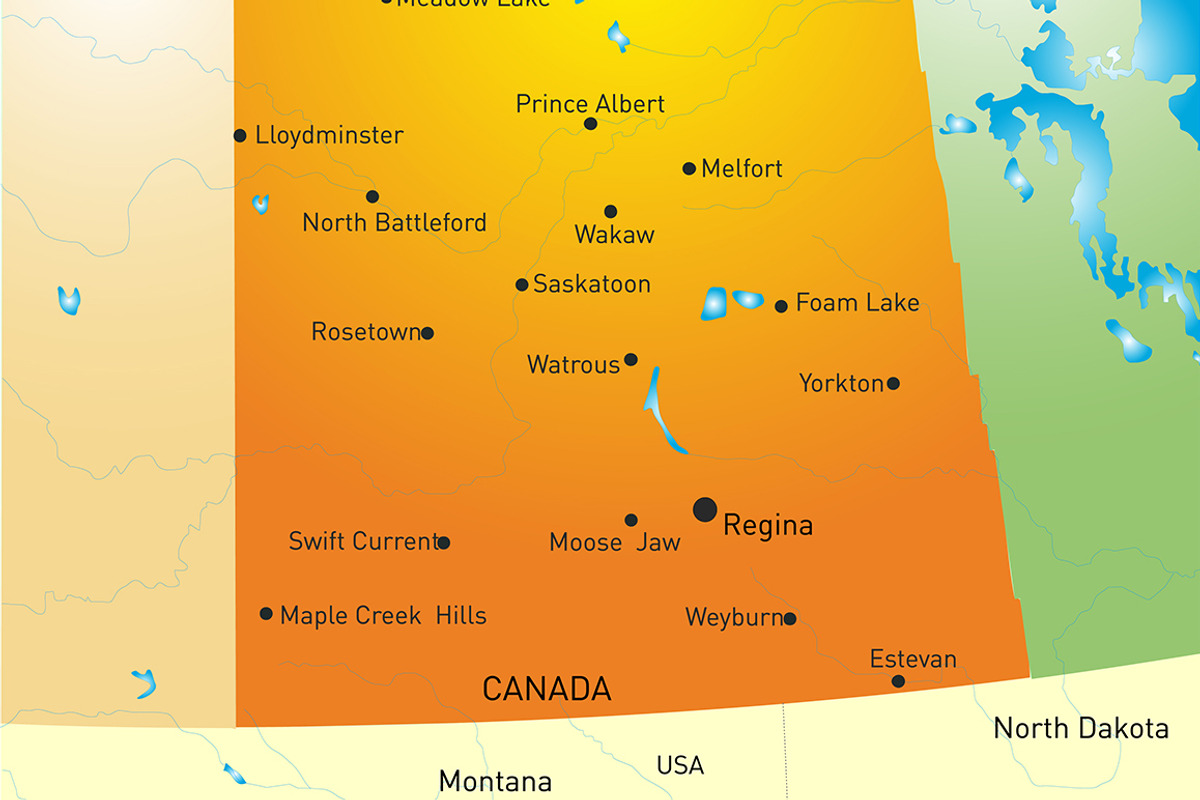 Saskatchewan province, an Illustration by Jan Jack Russo Media