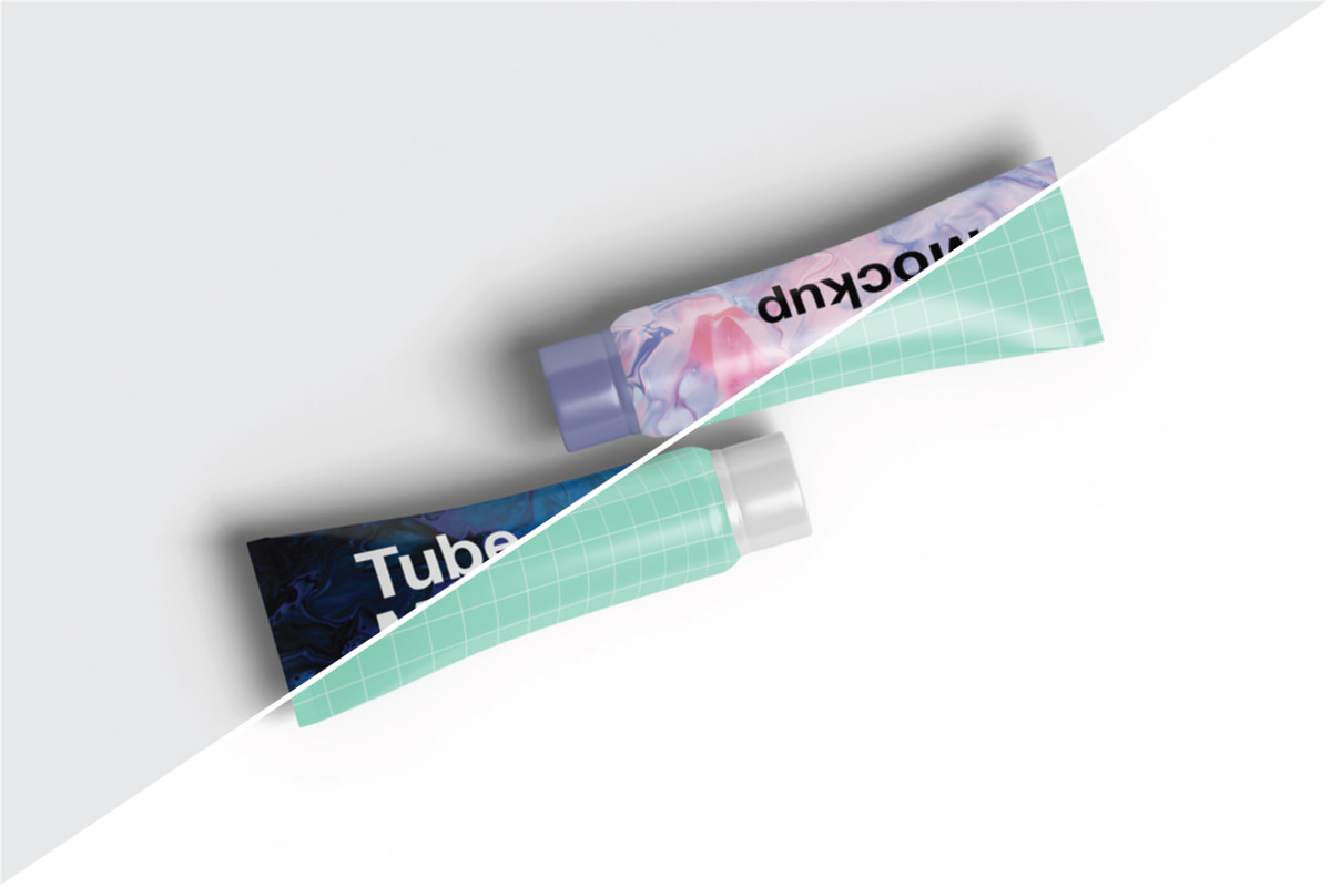 Realistic Top View Tube Mockup | Creative Market