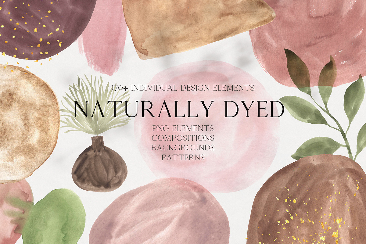 Abstract Modern Watercolor BUNDLE, a Background Graphic by ...