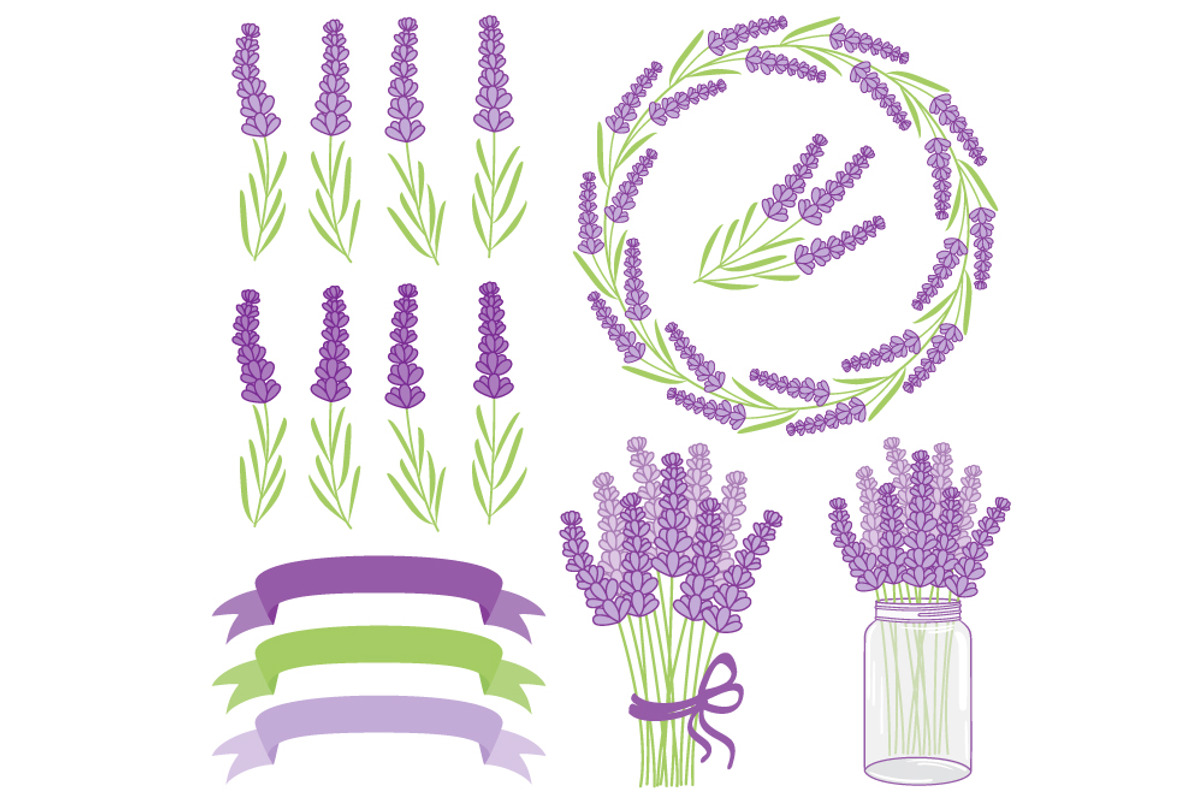 Lavender Set, an Illustration by TheCreativeMill