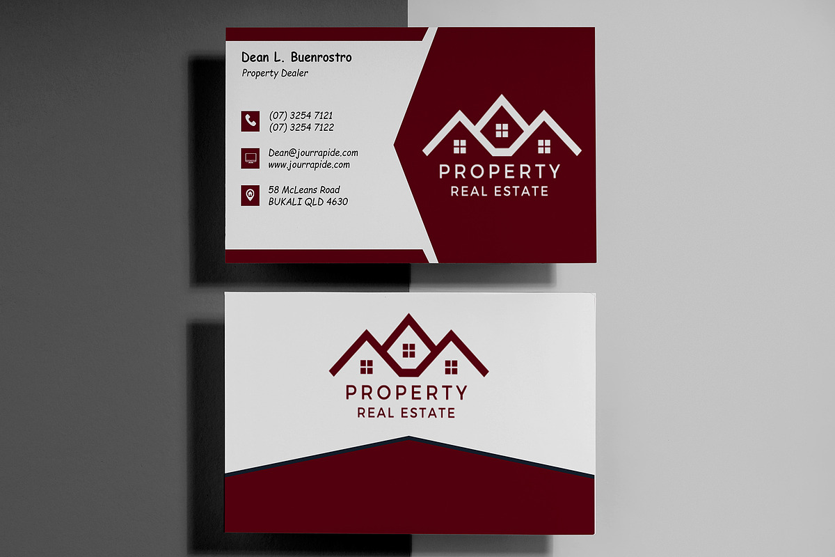 Premium Clean Minimal Double-Sided Business Card PSD