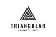 Triangle Logo Abstract Finance Icon | Branding & Logo Templates ...