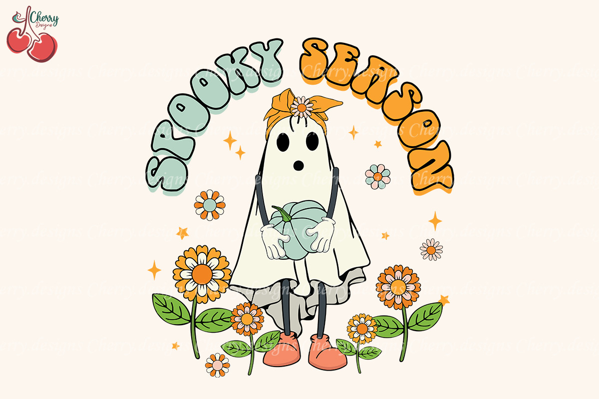 Spooky Season Cute Boo Sublimation