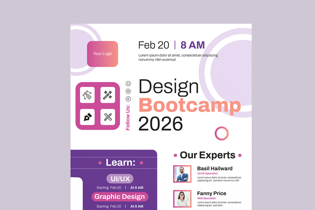 Design BootCamp Template Design