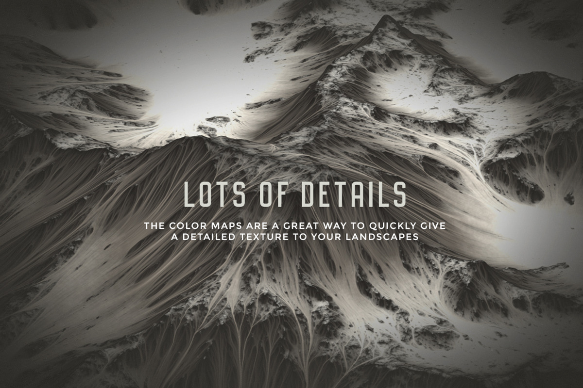 Set of 20 Landscapes maps, a Texture Graphic by MiksKS