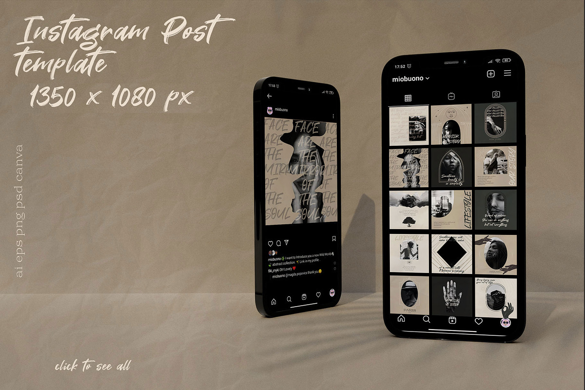 Gothic Aesthetic Instagram Template