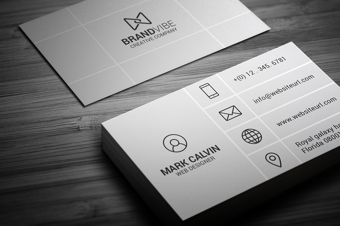 Creative Flat Metro Business Card, a Business Card Template by Arslan