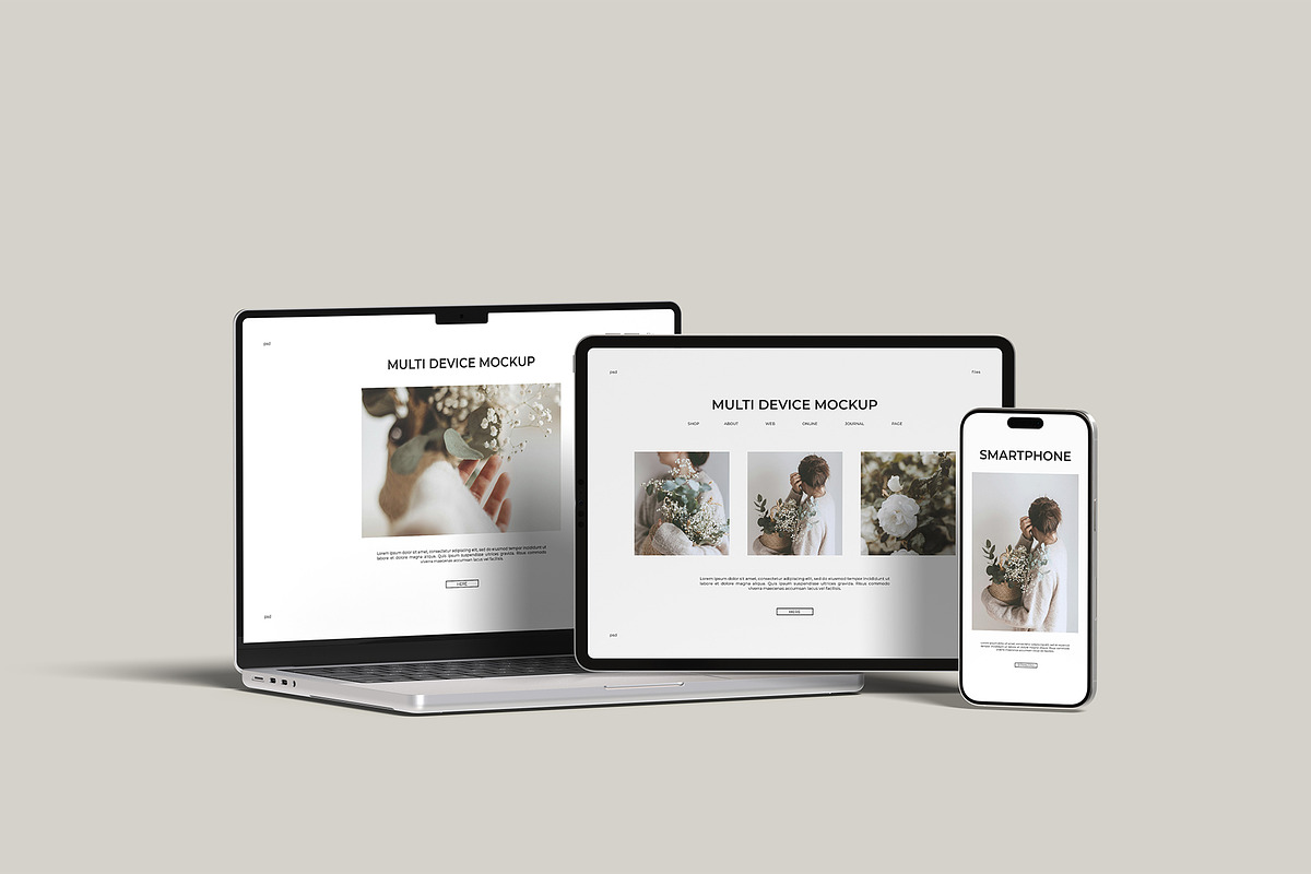 Multi Device Mockup - Scene Creator