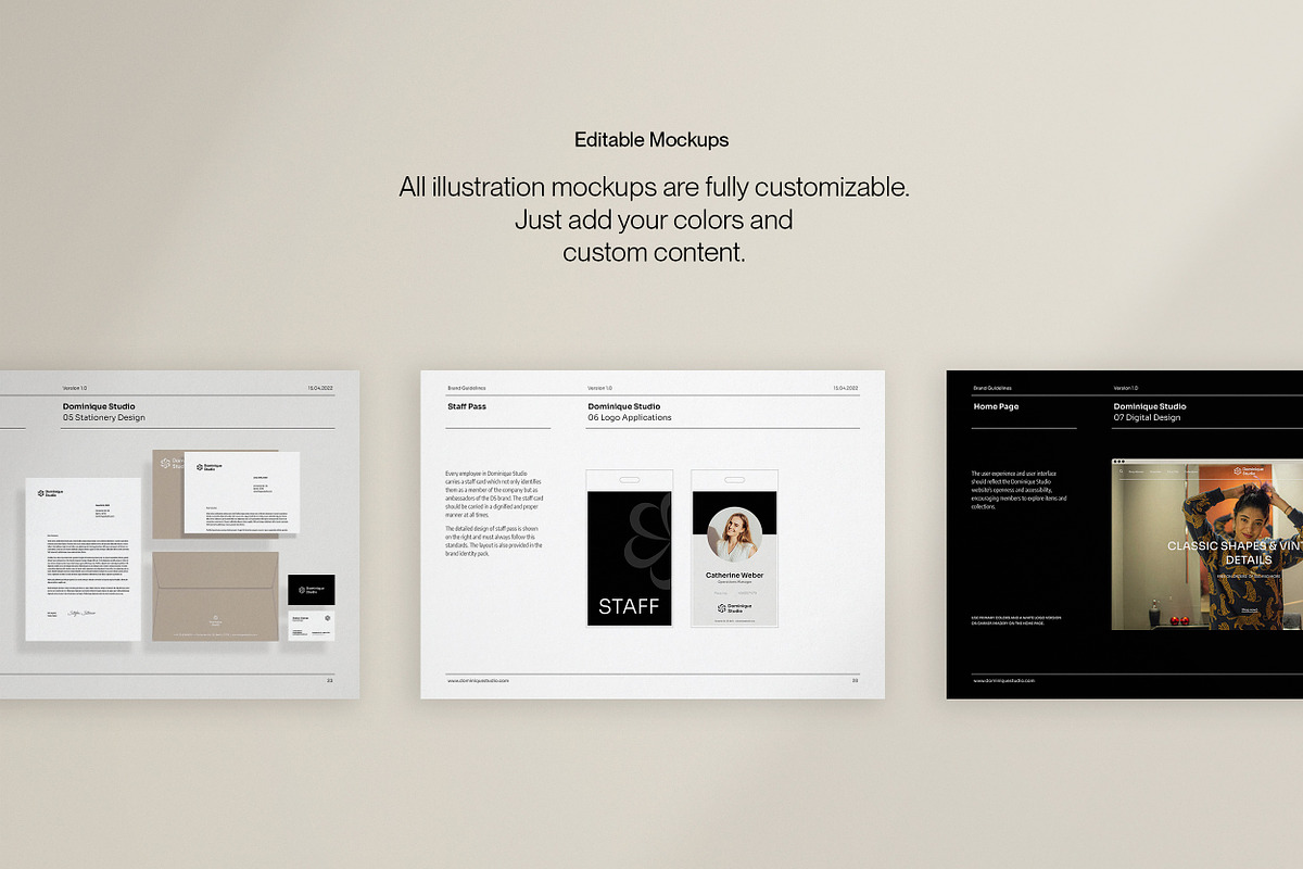 DOMINIQUE STUDIO / Brand Guidelines