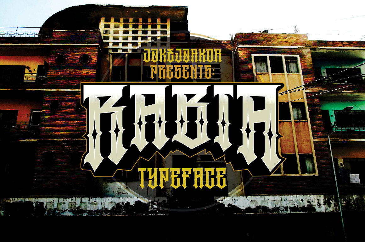 RABIA, a Blackletter Font by jakejarkor