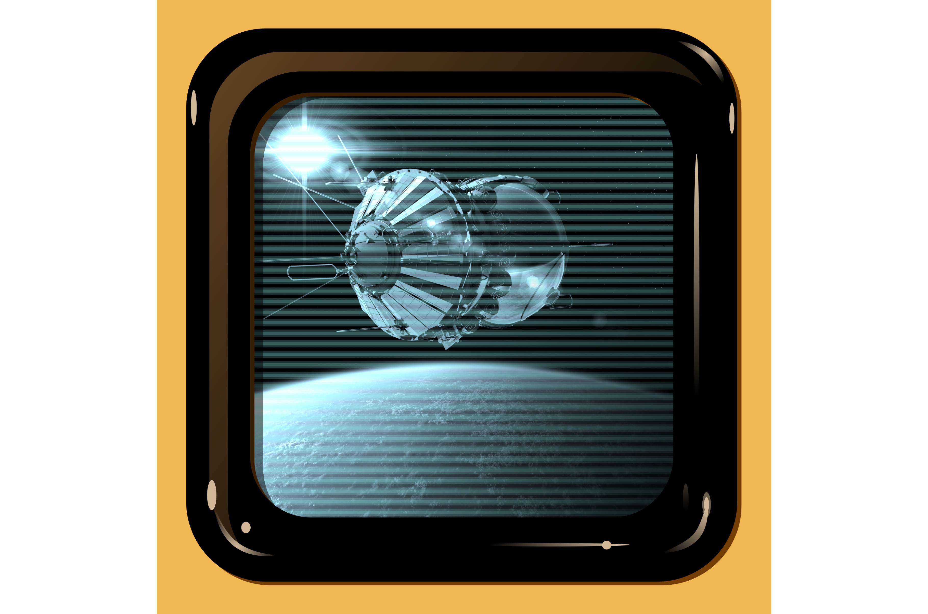 Retro TV display with first, a Transportation Photo by Mechanik