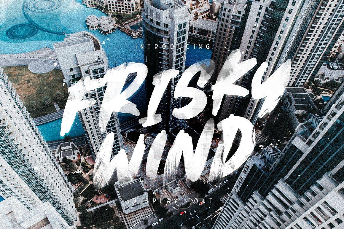 Frisky Wind, a Font by chekart