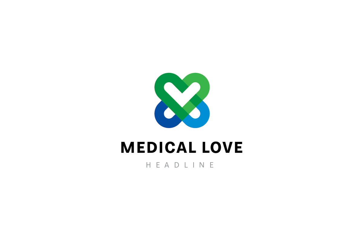 Medical love logo., a Branding & Logo Template by Anton Akhmatov