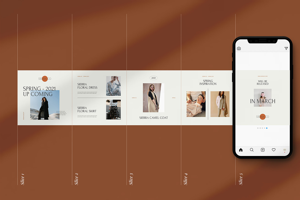 Sofia Carousel Template | CANVA, a Social Media Template by Visuel Colonie®