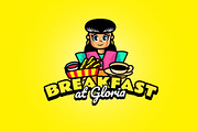 breakfast - Mascot Logo | Branding & Logo Templates ~ Creative Market