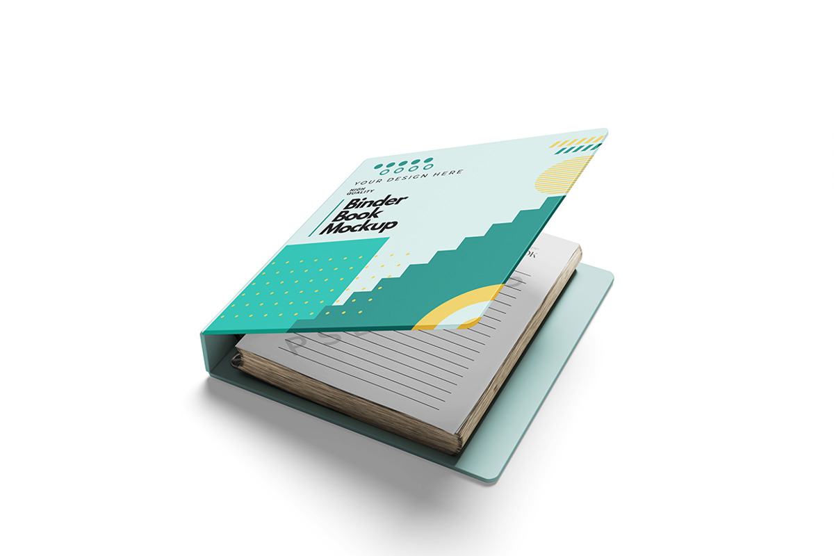 Binder Book Mockup, a Product Mockup by bimockup