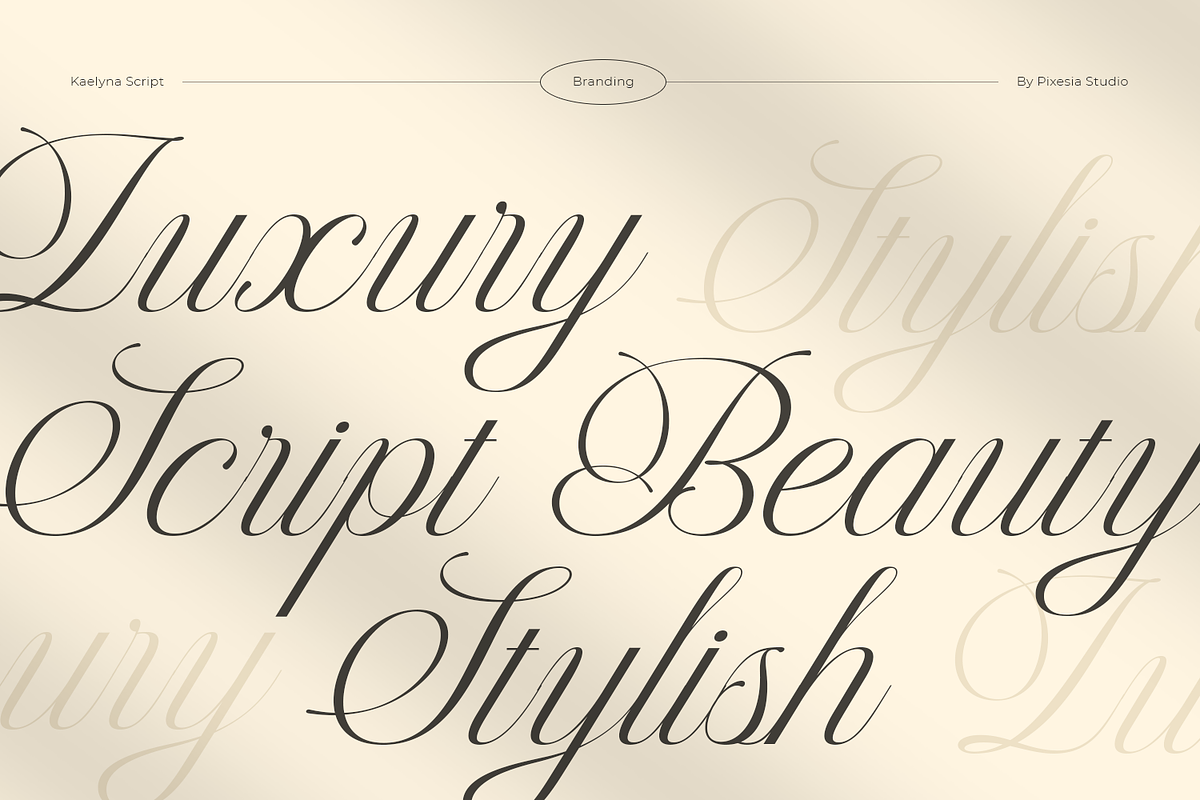 Kaelyna Script - Modern Cursive Font