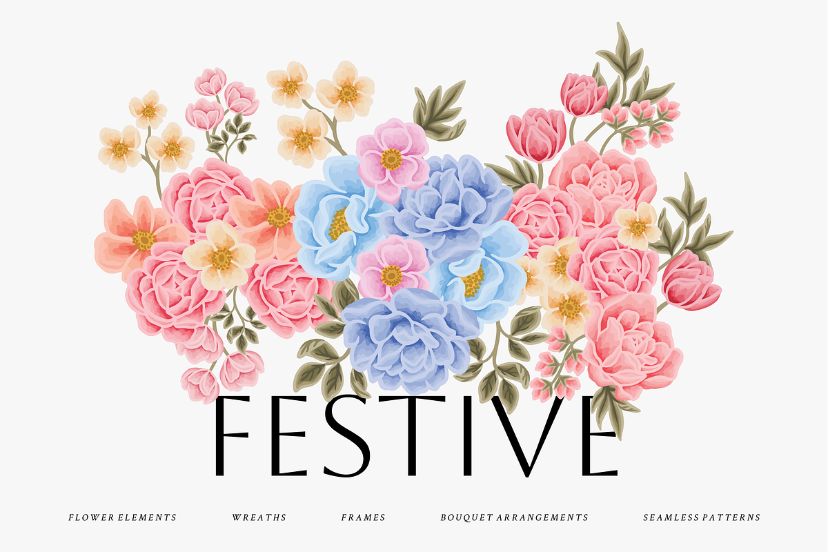 FESTIVE - Seasonal Flower Collection