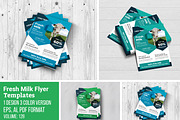 Creative Milk Flyer Design Templates, a Flyer Template by MRI STUDIO