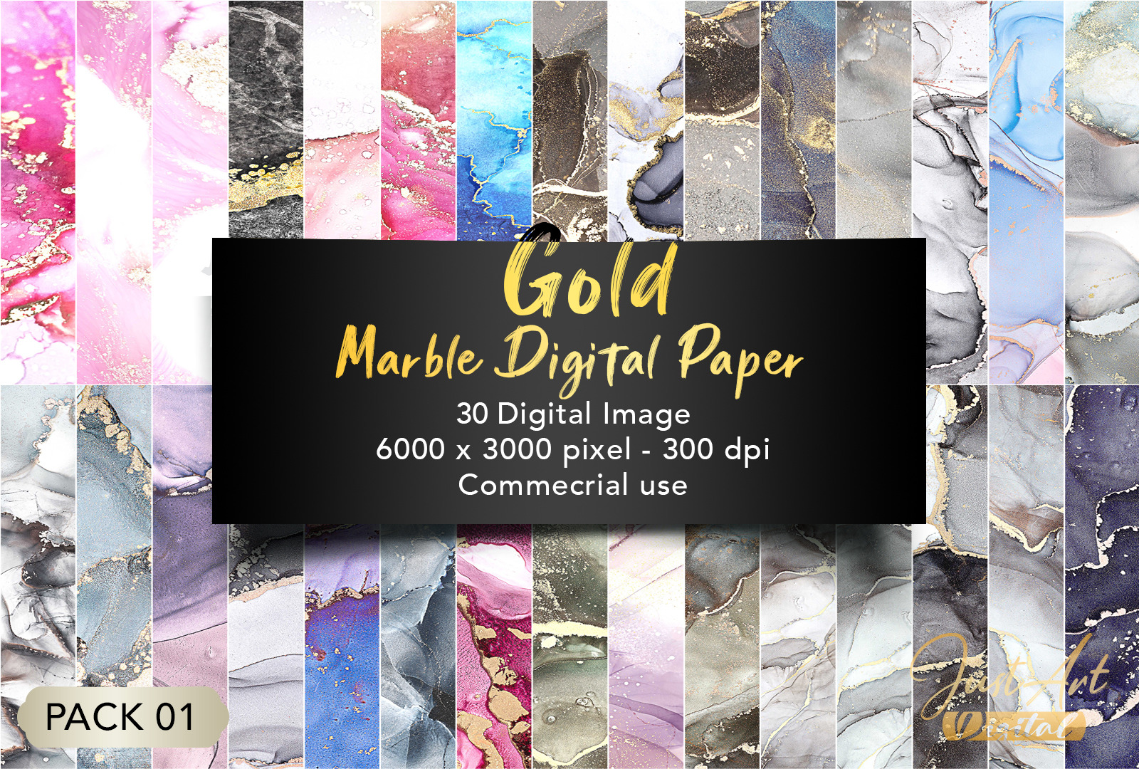 Gold Marble Texture, Digital Paper | Creative Market