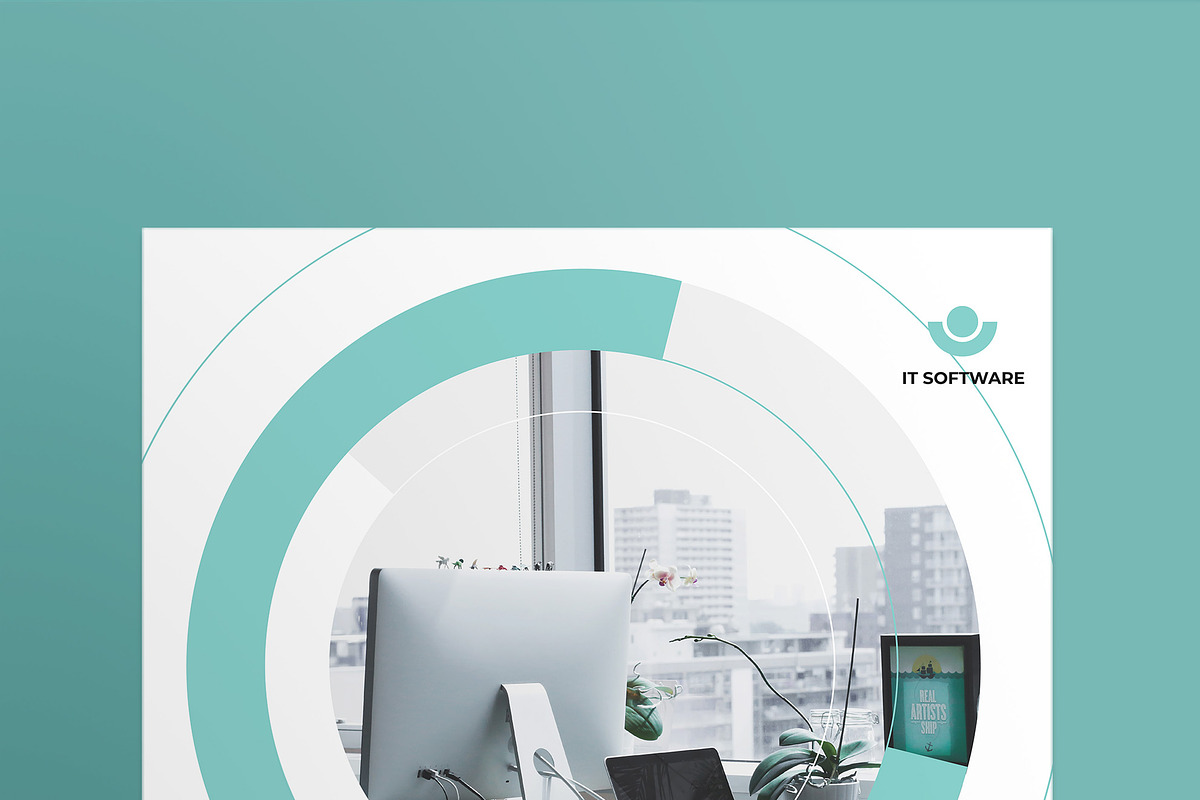 IT Software Poster, a Flyer Template by TemplatesNow!