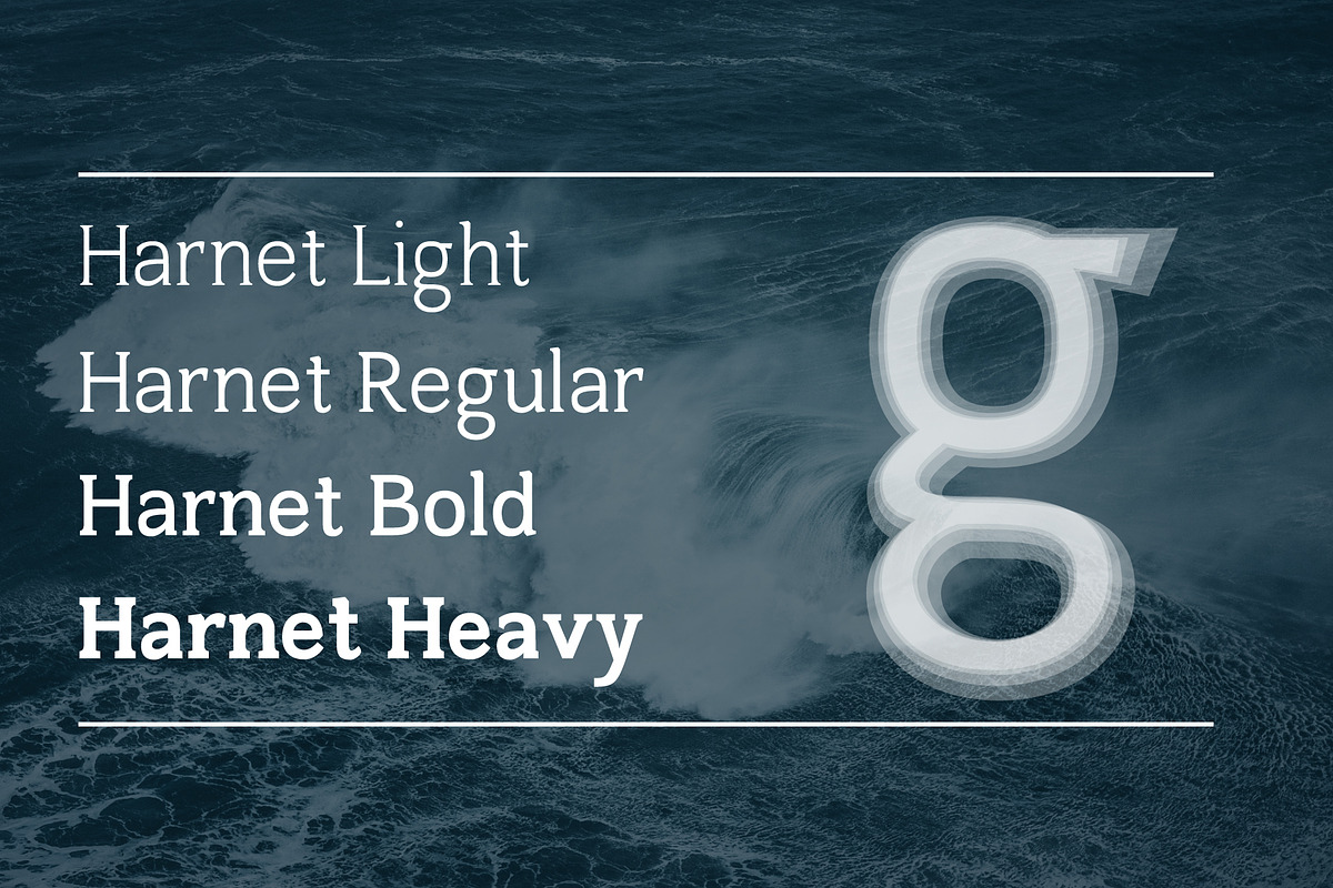 Harnet Serif, a Serif Font by MarioPanDeliver