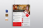 Hotel & Restaurant Flyer Template, a Flyer Template by Imagine Design ...