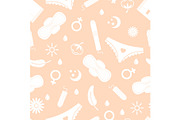 Woman hygiene seamless pattern, a Background Graphic by Onyx