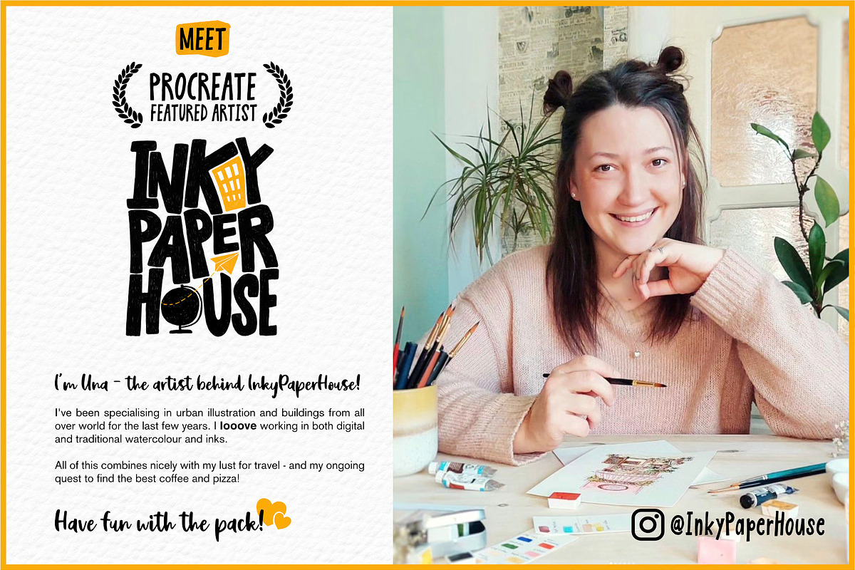 Urban Art Kit for Procreate, a Brush Add-On by Green Room Media