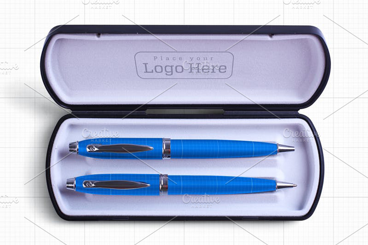 Pen Box Mock Up V.2, a Product Mockup by Qaleb Studio