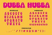 Dubba Hubba Display Font, a Font by Brethrendesignco
