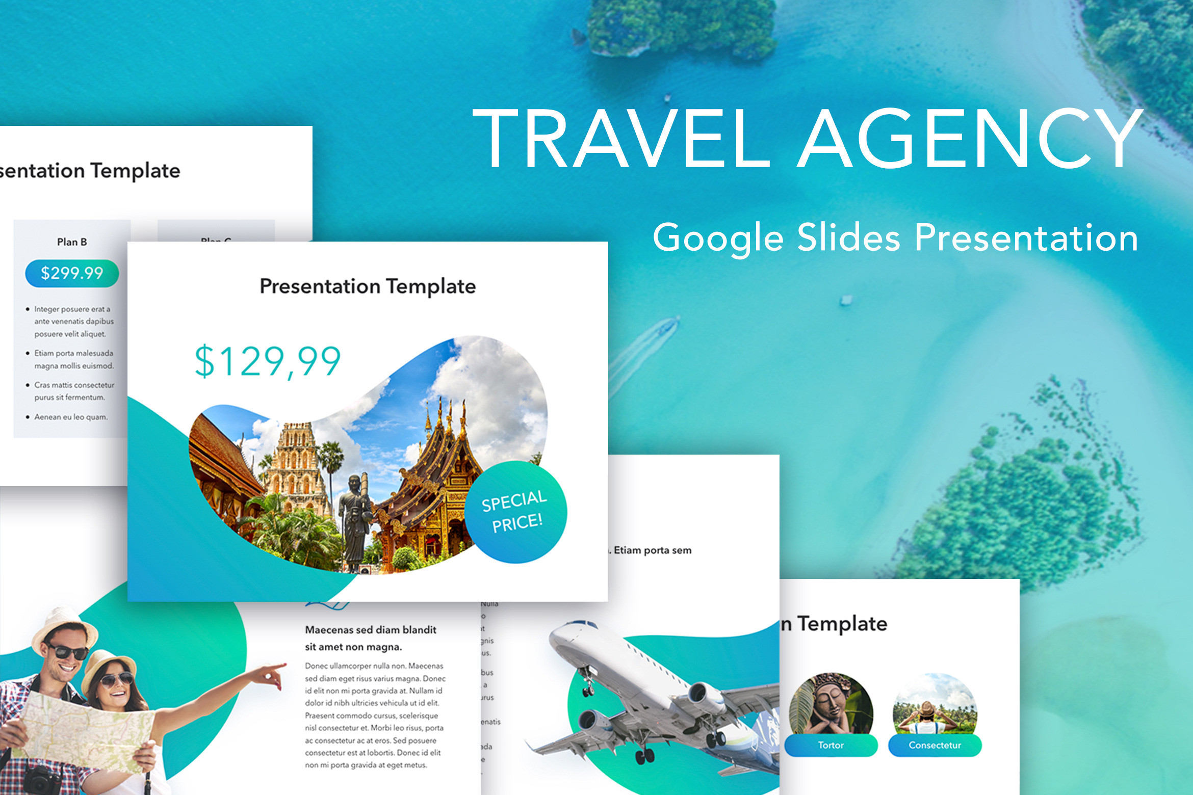 Travel Agency Google Slides, a Presentation Template by Jumsoft