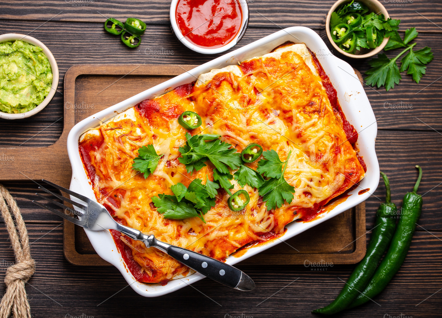 Traditional mexican enchiladas featuring enchilada, mexican, and mexico ...