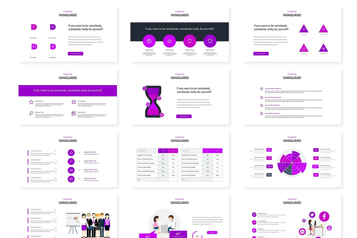 Vanguard - Google Slides Template, a Presentation Template by AQR Studio