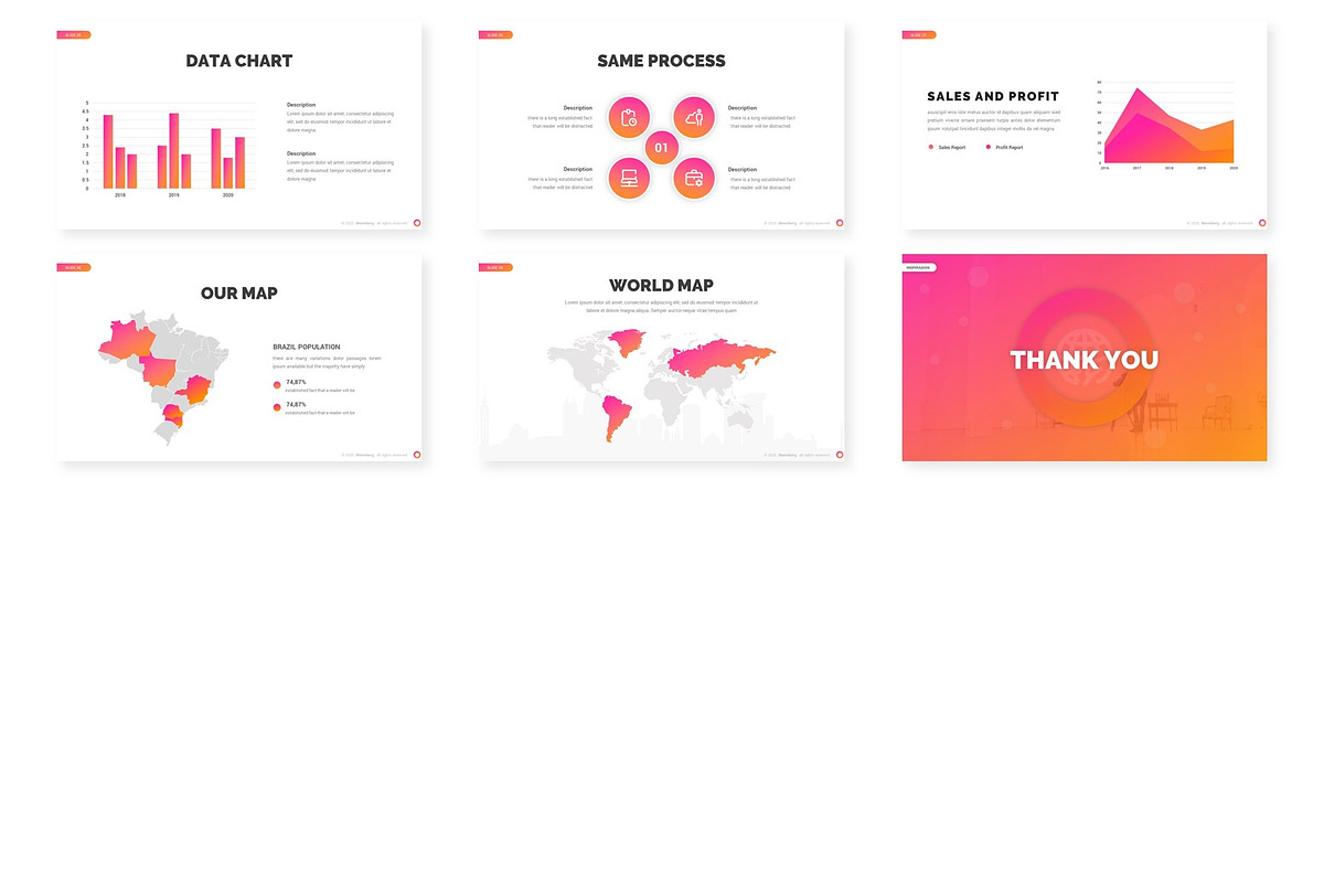 Bloomberg - Powerpoint Template, a Presentation Template by inspirasign