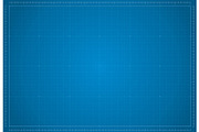 Blueprint paper. Blank blue sheet of | Technology Illustrations ...