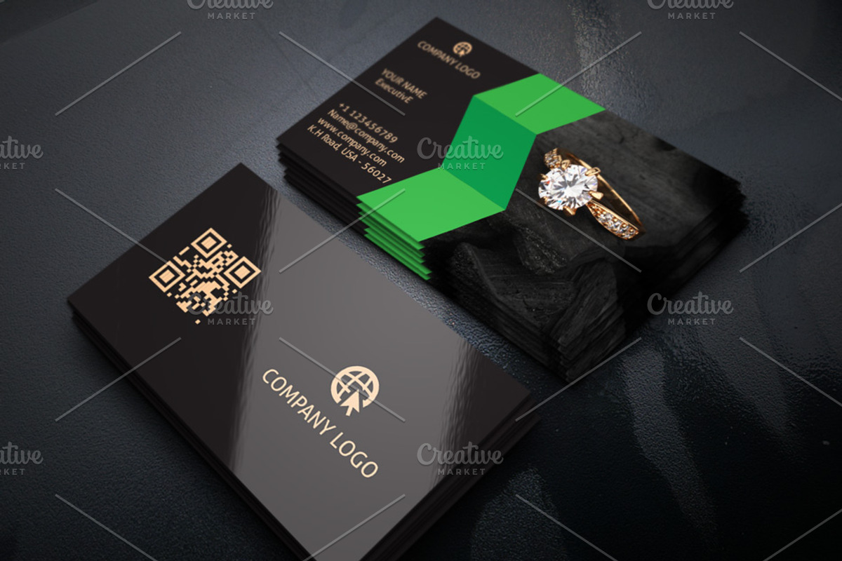 Strip Business Card Design, a Business Card Template by shujaktk