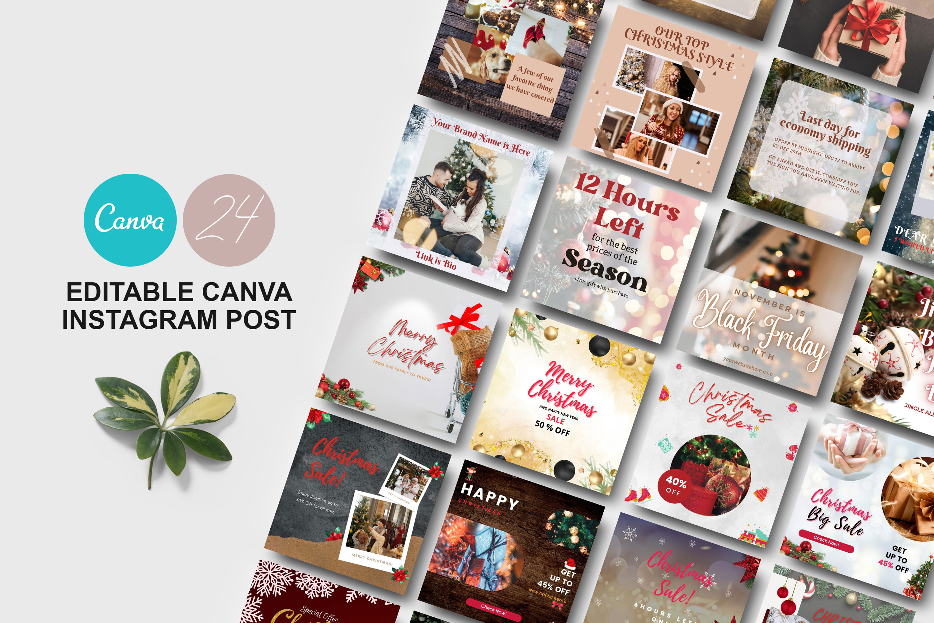 Canva christmas Instagram Post, a Social Media Template by Ultimate ...