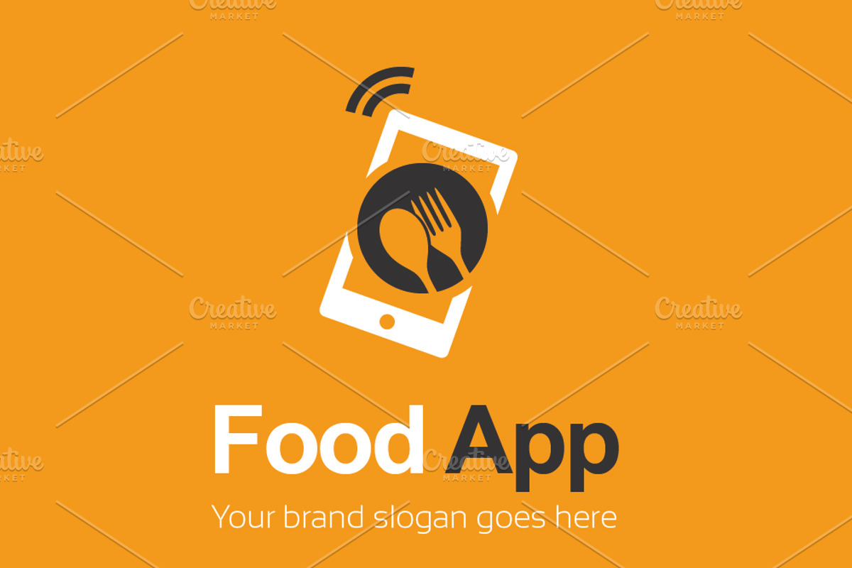 Food App Logo Template, a Branding & Logo Template by Tasmim Premiem ...