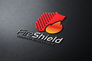 Fire Shield Logo, a Branding & Logo Template by essegraphic